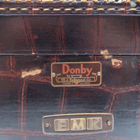 M.J. Belgrad | Bags | Vintage Travel Case Donby By Mj Belgrade Faux ...